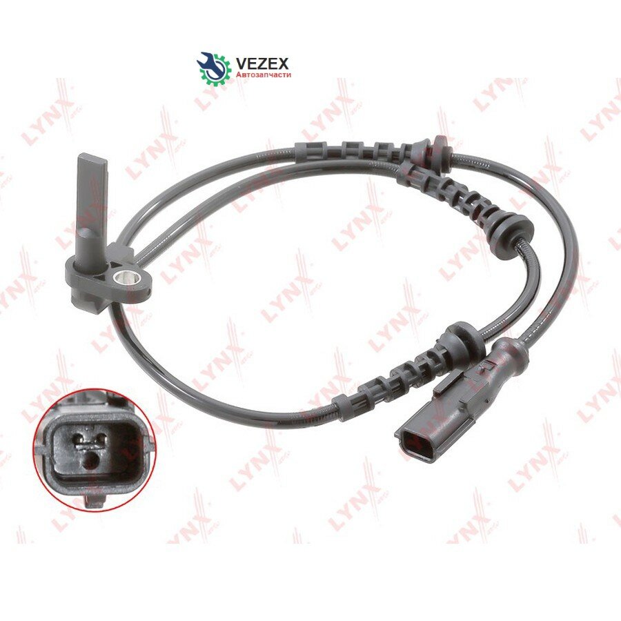 LYNXAUTO DM8015 Датчик частоты вращения колеса (датчик ABS) | перед прав/лев | RENAULT Duster(HS) 10> / Fluence 10> / Megane III 09> / Scenic III 09>