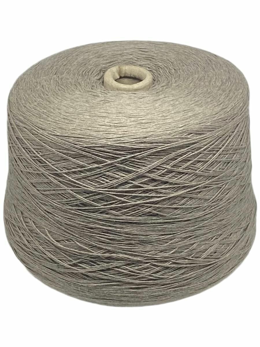 Пряжа для вязания на бобине (Италия) 80% хлопок 10% шелк 10% кашемир 100г-500м 390г