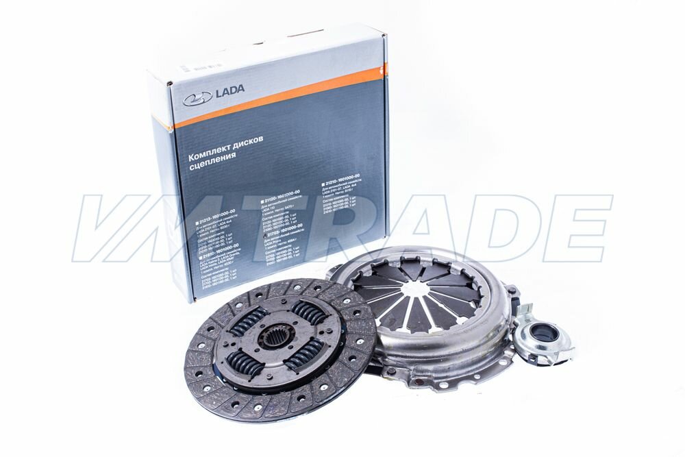 Корзина сцепления + диск + выжимной LADA Kalina "Оригинал"