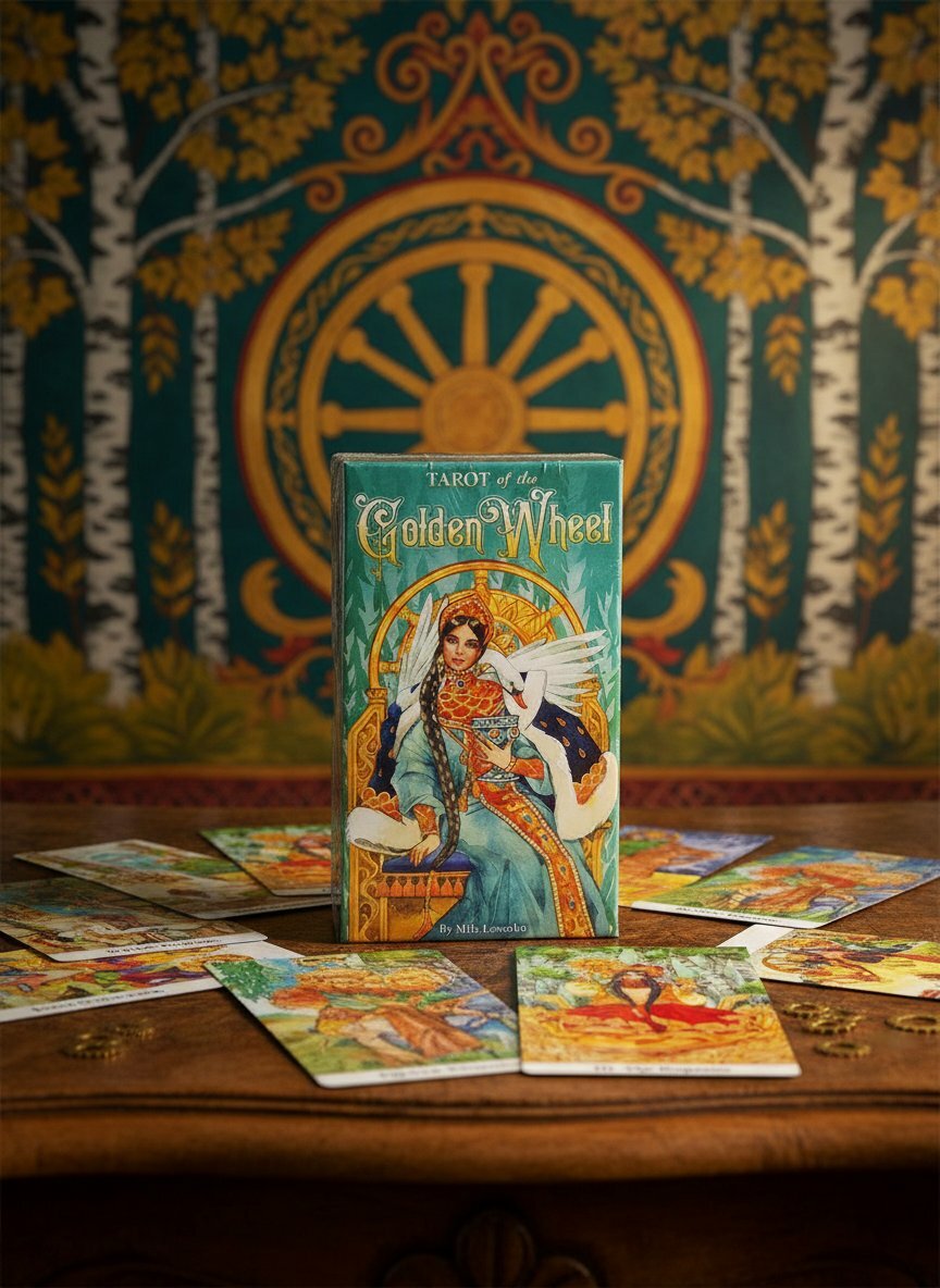Карты Таро "Tarot of The Golden Wheel" US Games / Таро Золотое Колесо 63723 US Games Systems