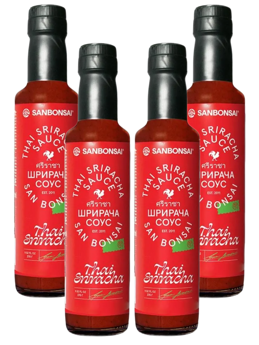 Соус Шрирача острый с чили, SanBonsai 4шт по 270 г