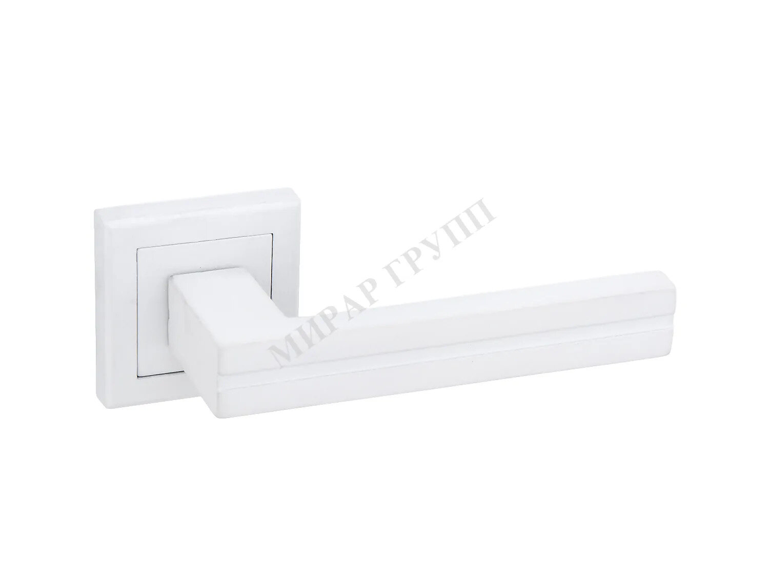 Дверная ручка Фабрика замков "LIZZA" белый