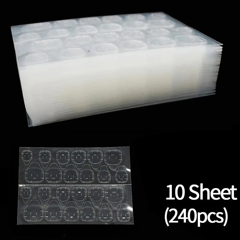 Клей для ногтей Nibiru Clear 240pcs