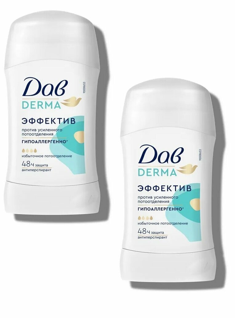 Део-стик Дав Derma Сенситив, 40мл 2шт