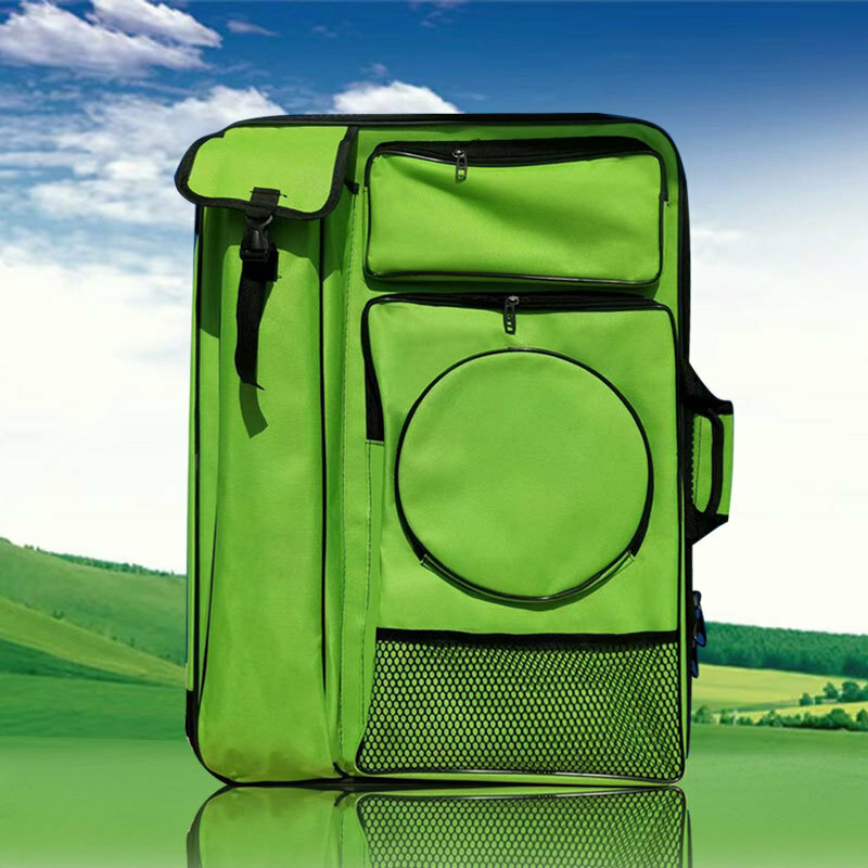 Самостоятельно изготовленная и продаваемая сумка для художественных работ в формате 4K, утолщенная водонепроницаемая сумка для холстов с большой молнией, рюкзак для скетчинга.