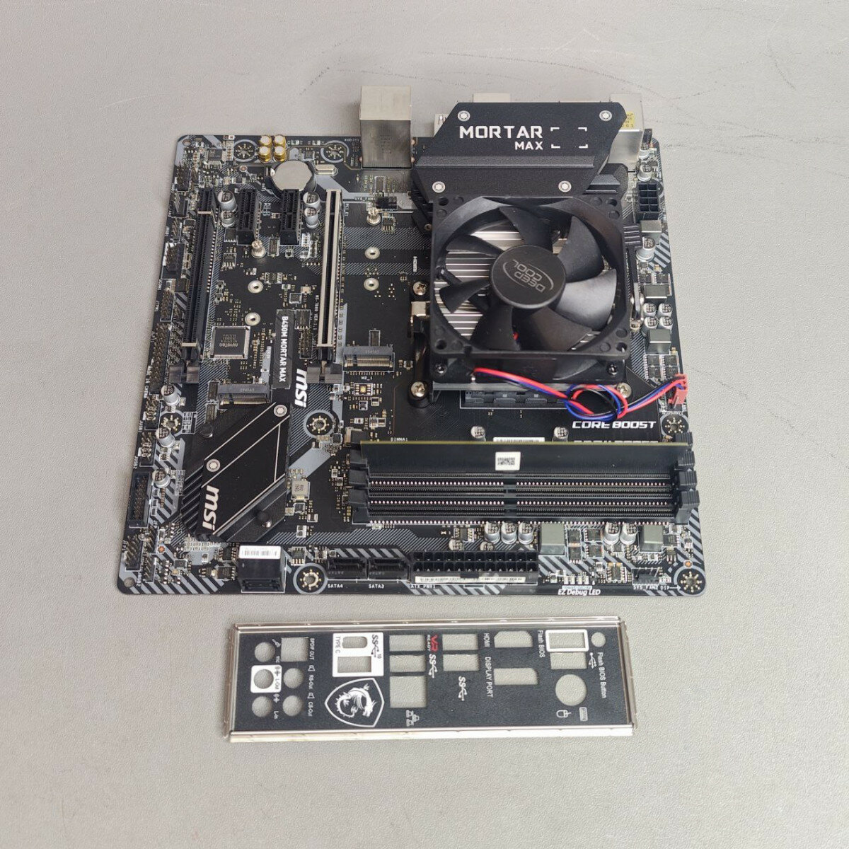 Комплект MSI B450M mortar MAX +R3 3200G + 8Гб + кулер