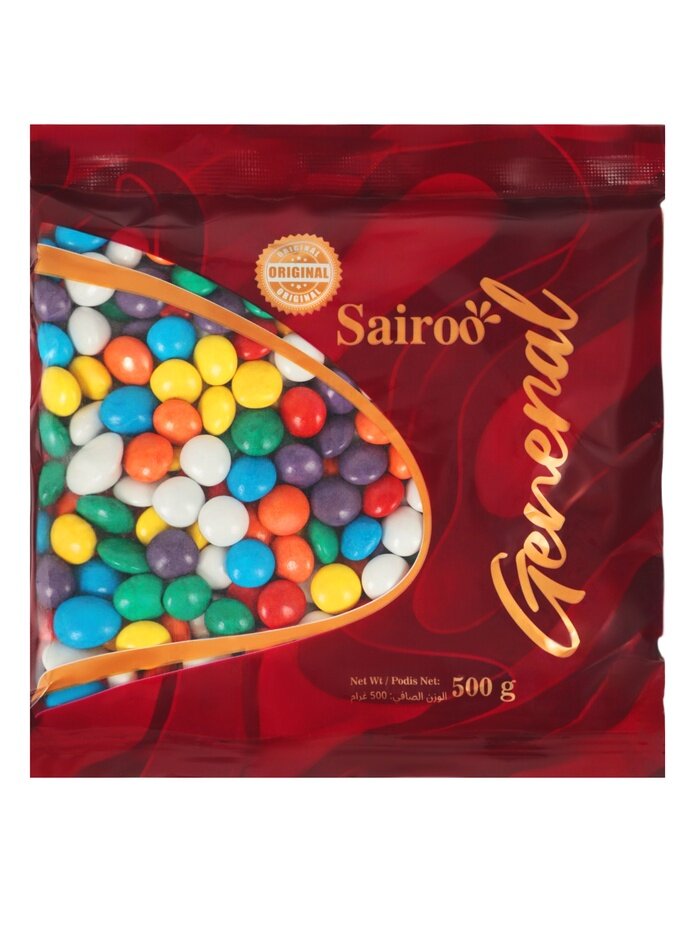 Драже шоколад в цветной глазури Smarton Sairoo, 500 г