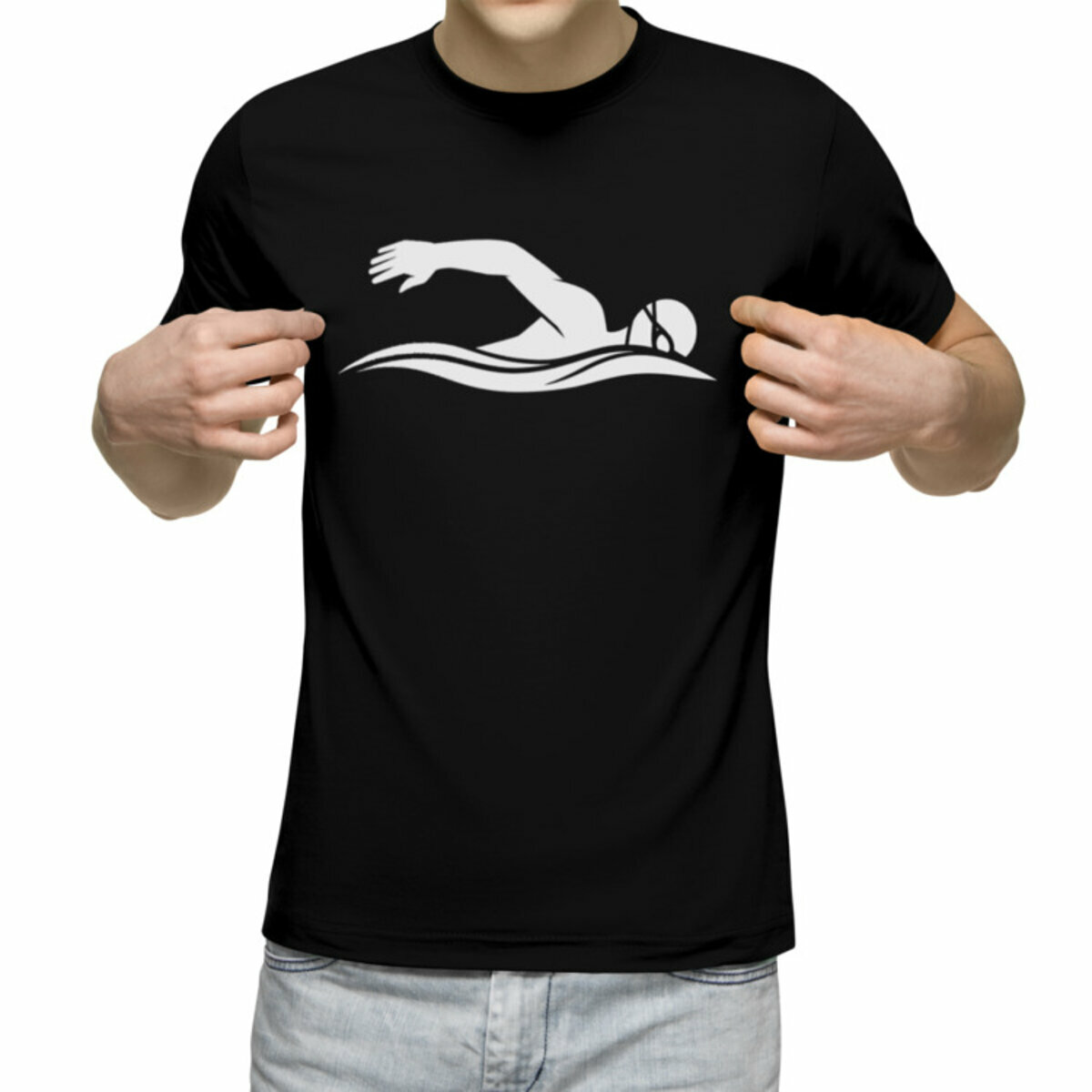 Футболка для плавания