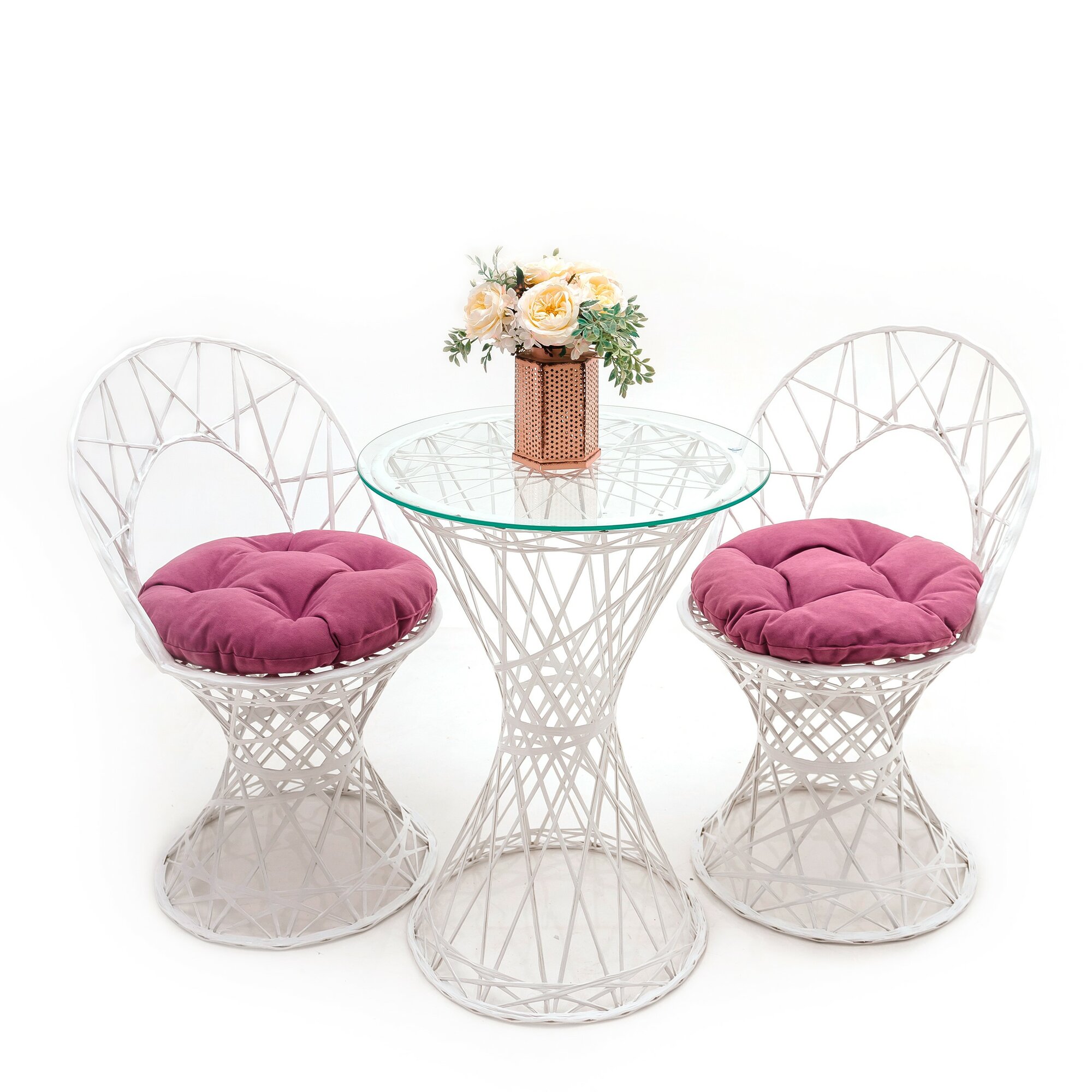 Комплект садовой мебели из композита луна с подушками вивальди18 для ресторана и отеля