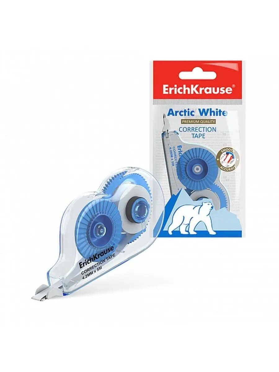 Корректирующая лента ErichKrause. Techno white mini