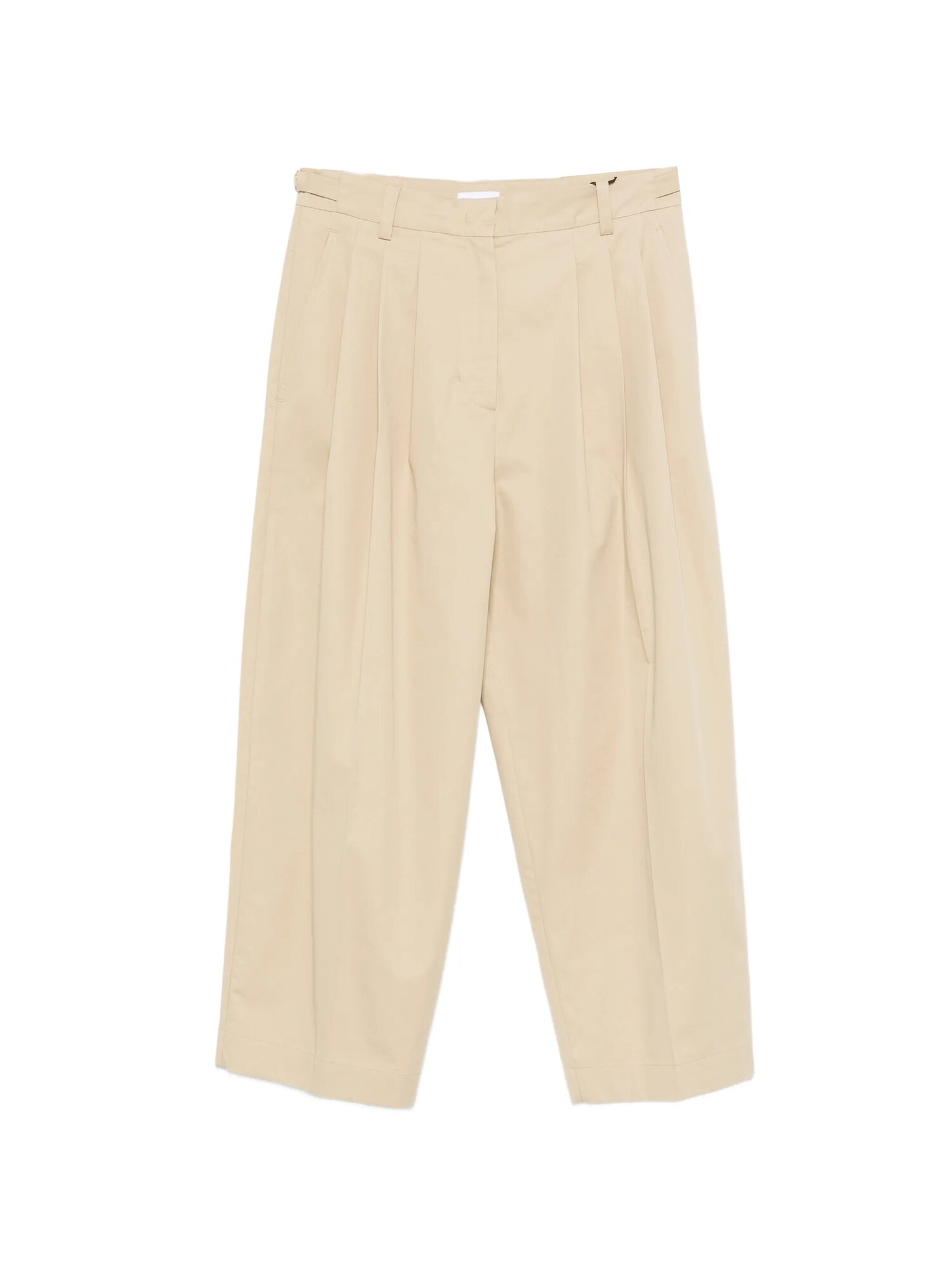 Брюки Pleated cropped trousers