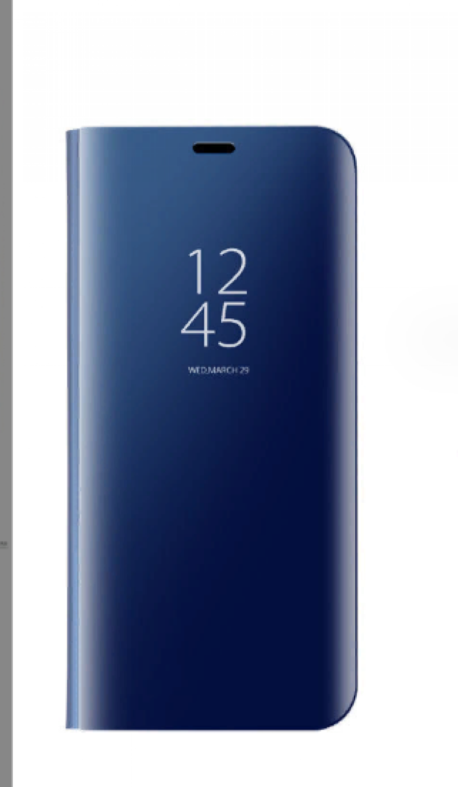 Чехол-книжка MyPads для Huawei Nova 7 SE и Honor 30S с полупрозрачной зеркальной крышкой