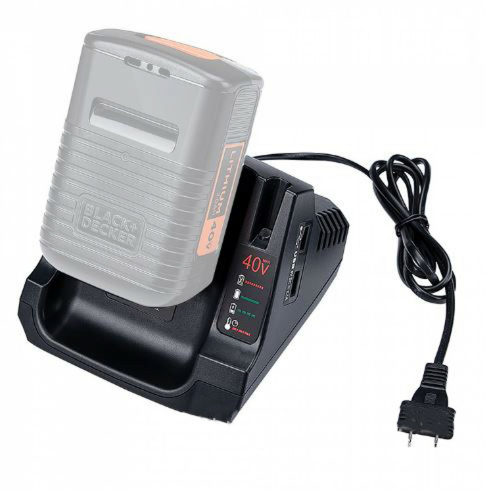 Зарядное устройство MyPads для литиевых аккумуляторов BLACK+DECKER 36V и 40V 2.1A с USB