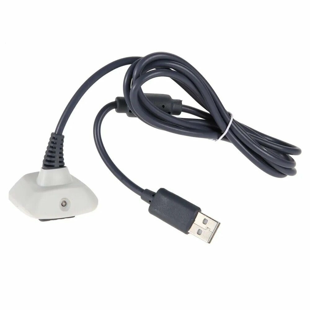 Кабель для зарядки контроллера Xbox 360, белый, длина 1,5 м