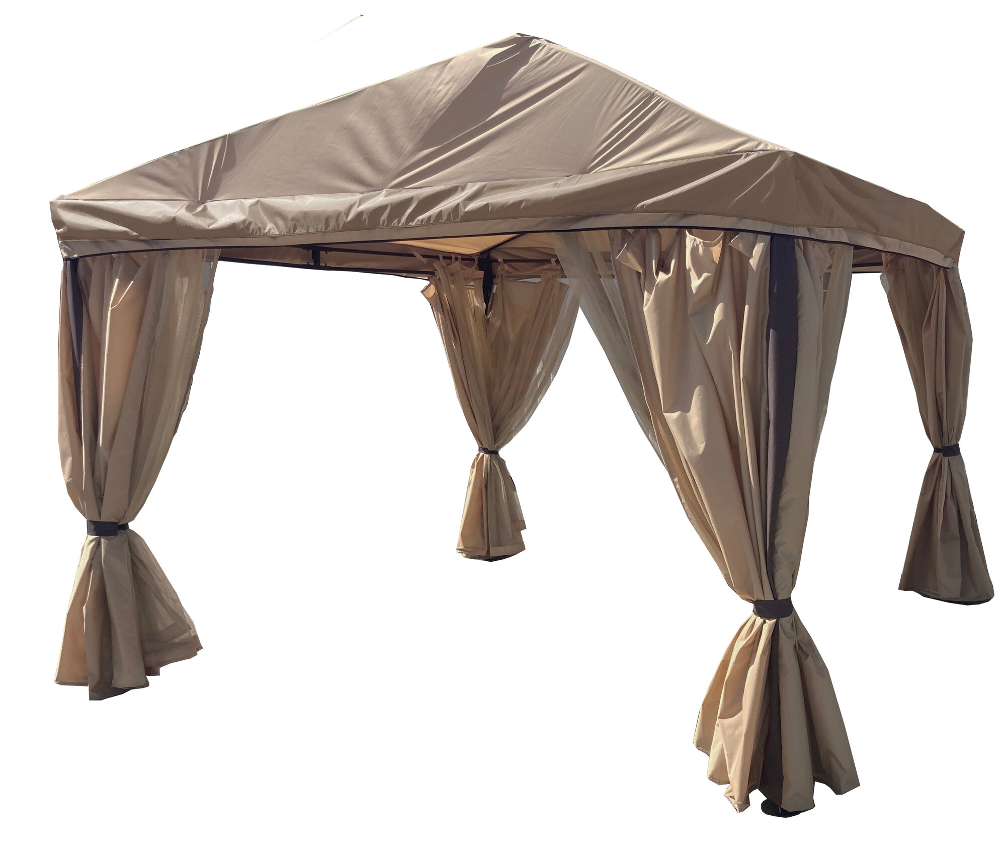 Шатер садовый "Оазис", размер 3,2м х 3,0м х h2,6 м, цвет: бежевый