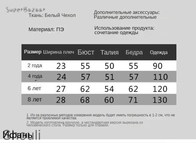 Манекен детский для одежды 1-2 года, для мальчика, белый, пластик, рост 120 см, обхват груди 62 см, для магазинов и ателье — фото 1