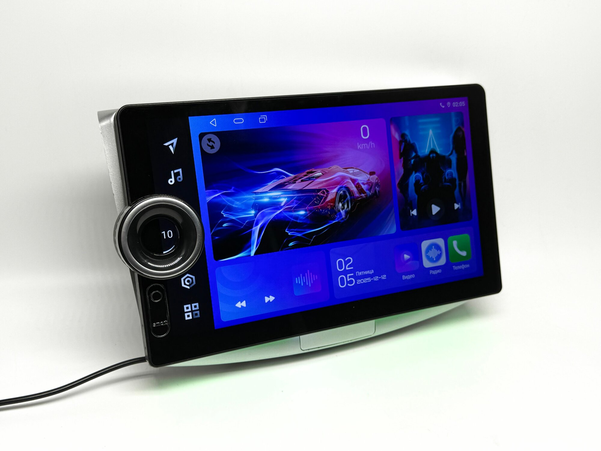 Магнитола 8-core 4/64 ГБ Volkswagen Passat B6 B7 2005-2014 RGB-подсветкой и крутилкой