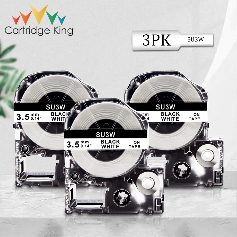 Термоусадочная трубка CARTRIDGE KING 3,5 мм черная 3 шт.