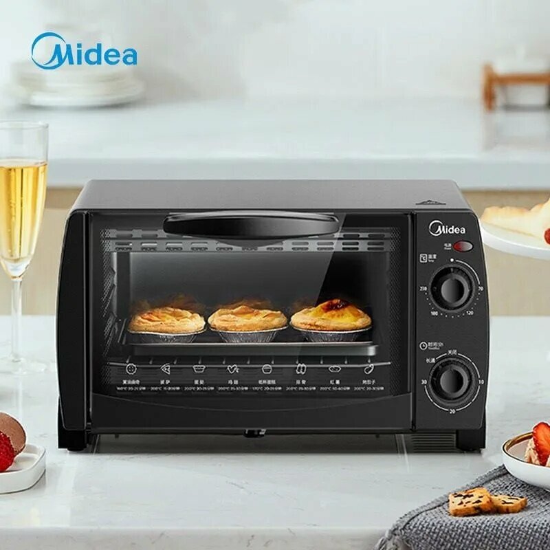 Эксклюзивная мини печь Midea PT1012 10л с функцией микроволновки