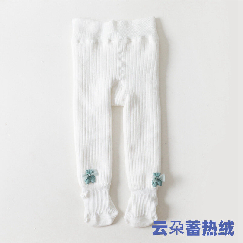 Детские колготки для осени и зимы, с флисовой подкладкой и утепленные, однотонные, для мальчиков и девочек, цельные флисовые теплые леггинсы для верхней одежды.