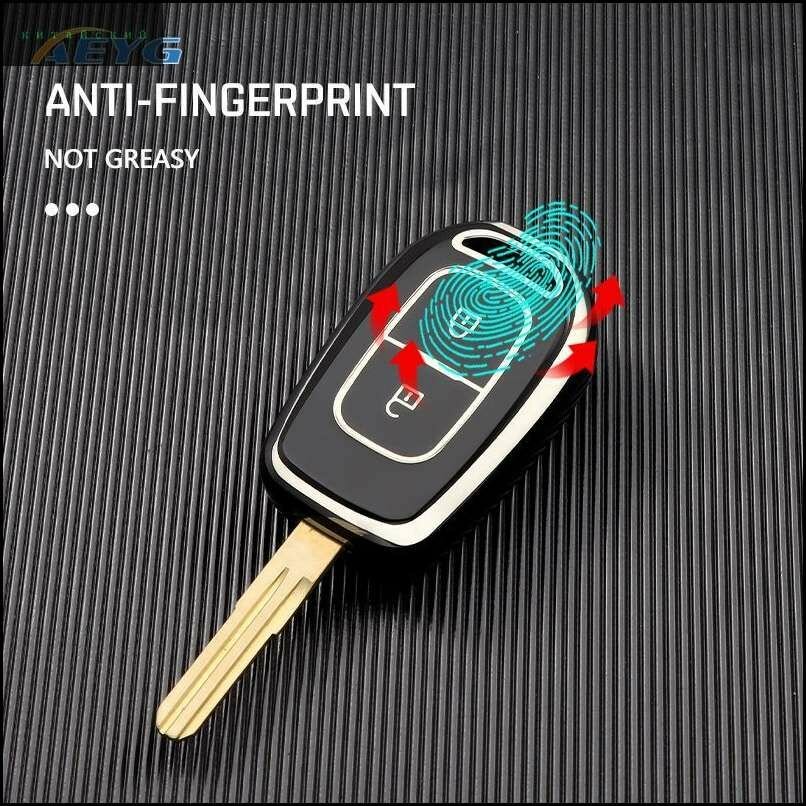 Чехол ТПУ для ключей от автомобиля Renault! Символ Kwid Traffic Dacia Sandero Logan Duster, 2 кнопки