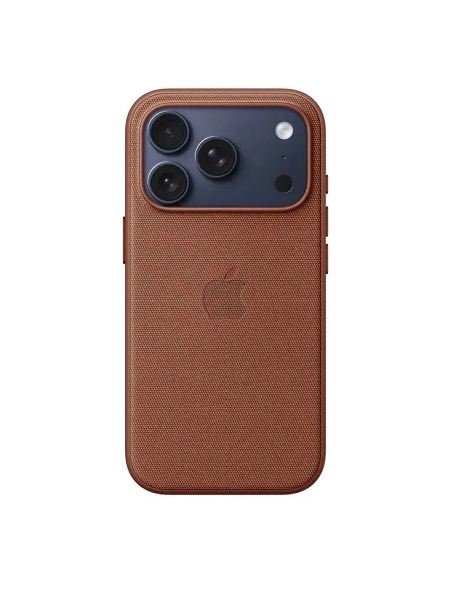 Чехол О'кейси "Tech Woven", защита камеры, противоударный, MagSafe, для iPhone 17 Pro, коричневый
