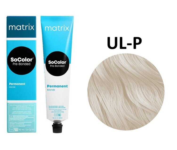 Matrix краска Socolor Pre-Bonded UL-P ультра-блонд жемчужный 90 мл Матрикс