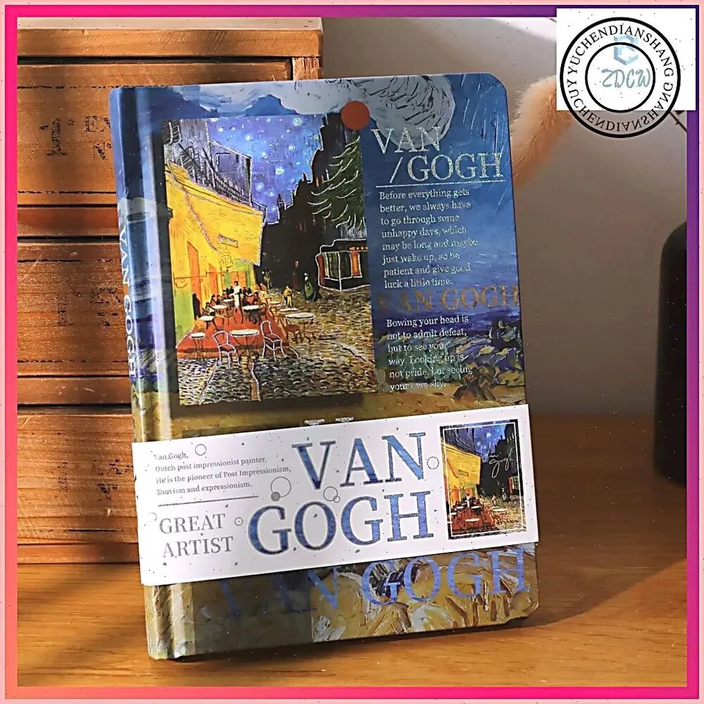 Дневник личный, 79 листов, А5, обложка бумага, дизайн Ван Гог