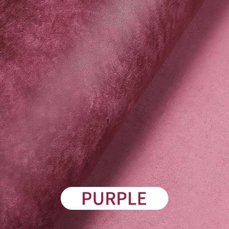 Винтажная матовая кожа Purple, 1/3/5 кв. футов