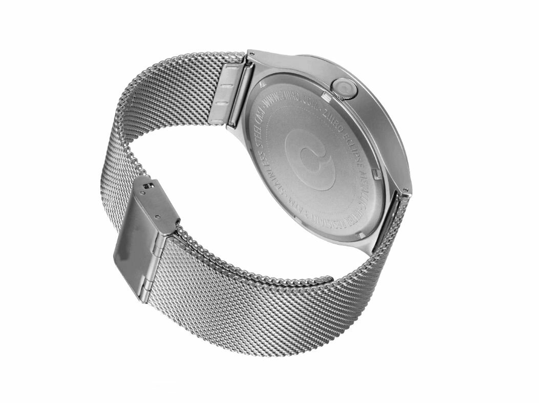 Ремешок-браслет для умных часов MyPads Inox Clip WI500Q, из нержавеющей стали, серебристый