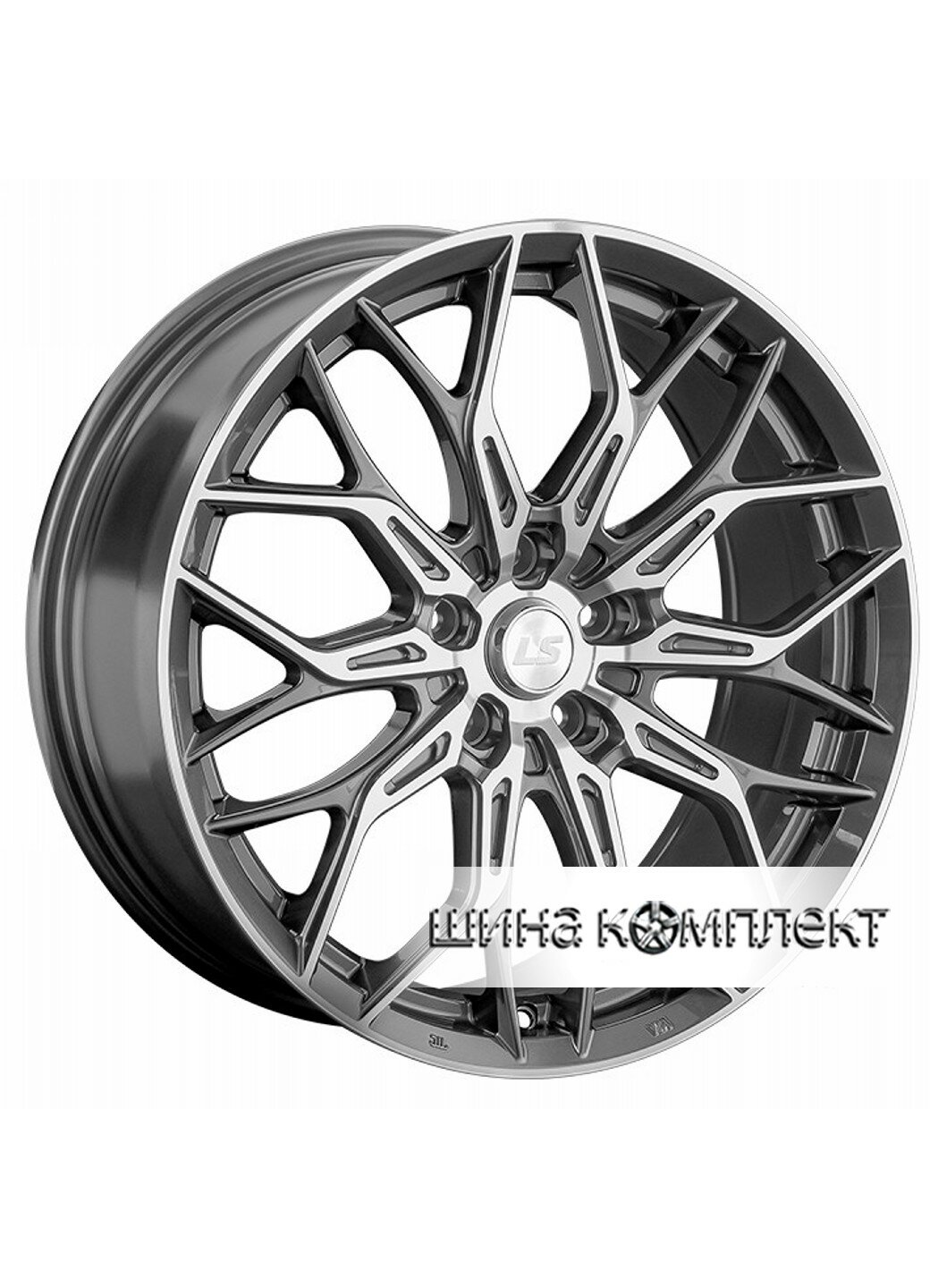 Колесный диск LS 1355 6,5x15 4x114,3 ET40 73,1 GMF литой для автомобиля