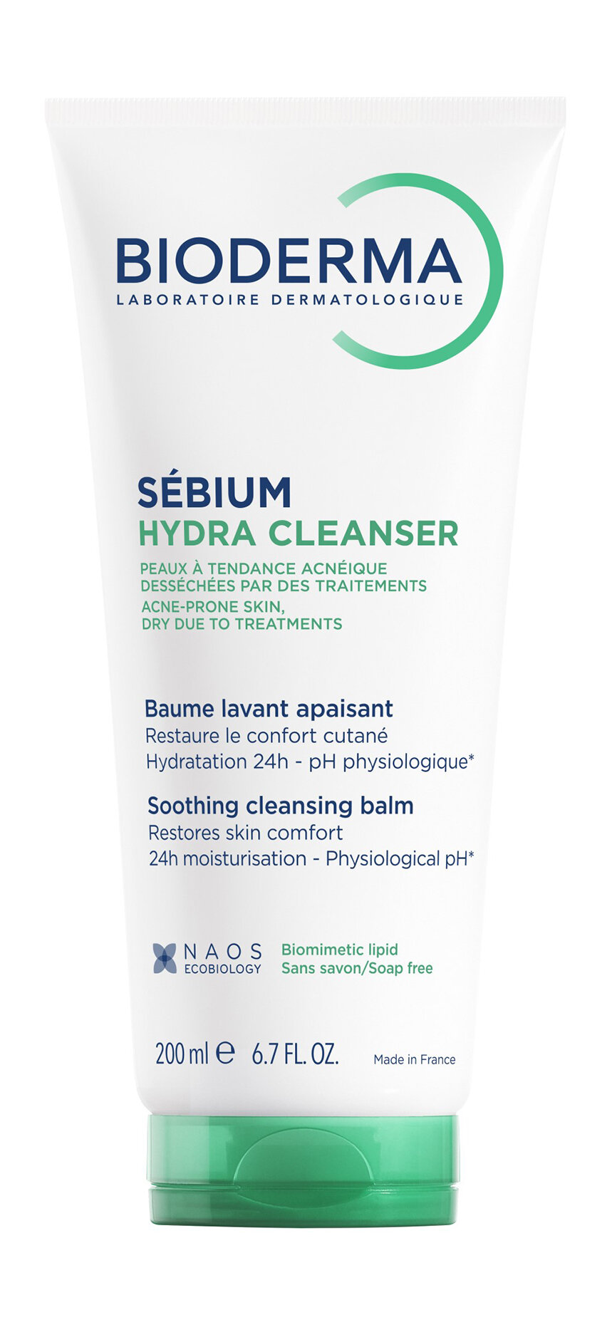 BIODERMA Sebium успокаивающий очищающий бальзам HYDRA, 200 мл