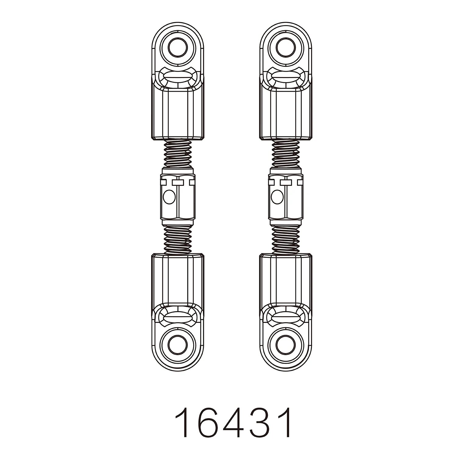 Запасные части для MJX Hyper Go H16H, Цвет: 16431