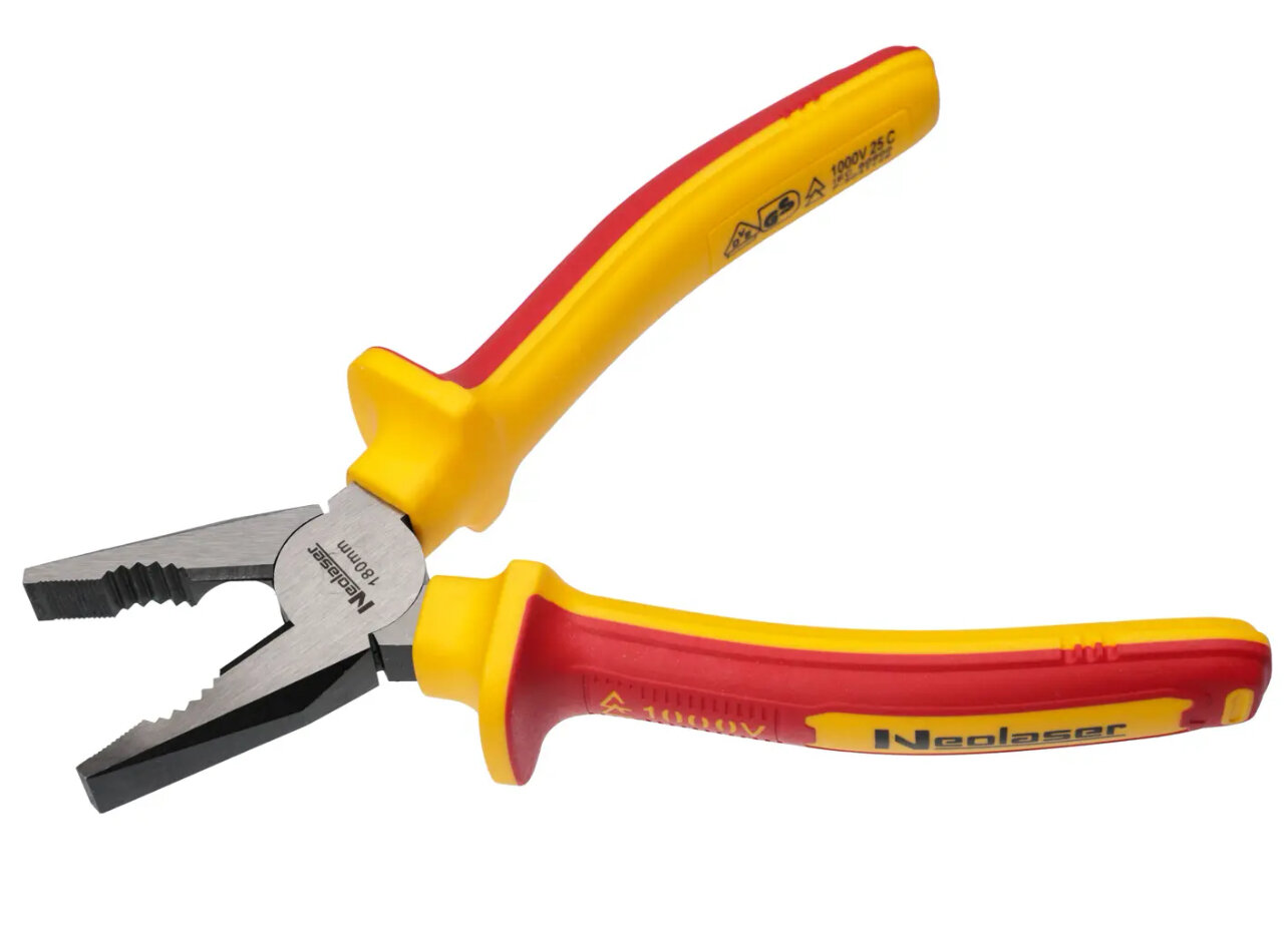 Плоскогубцы диэлектрические Neolaser NLH2001 180 мм