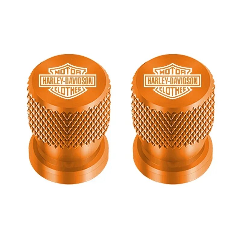 Аксессуары для мотоциклов для Harley Davidson, алюминиевые колпачки с ЧПУ для Оранжевый, A orange
