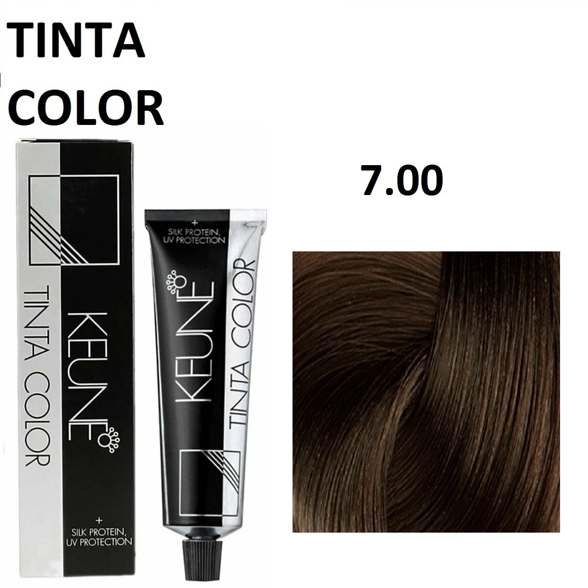 Keune Tinta Color 7.00 Перманентный краситель - Стойка краска для волос Средний Блондин Плюс 60 мл