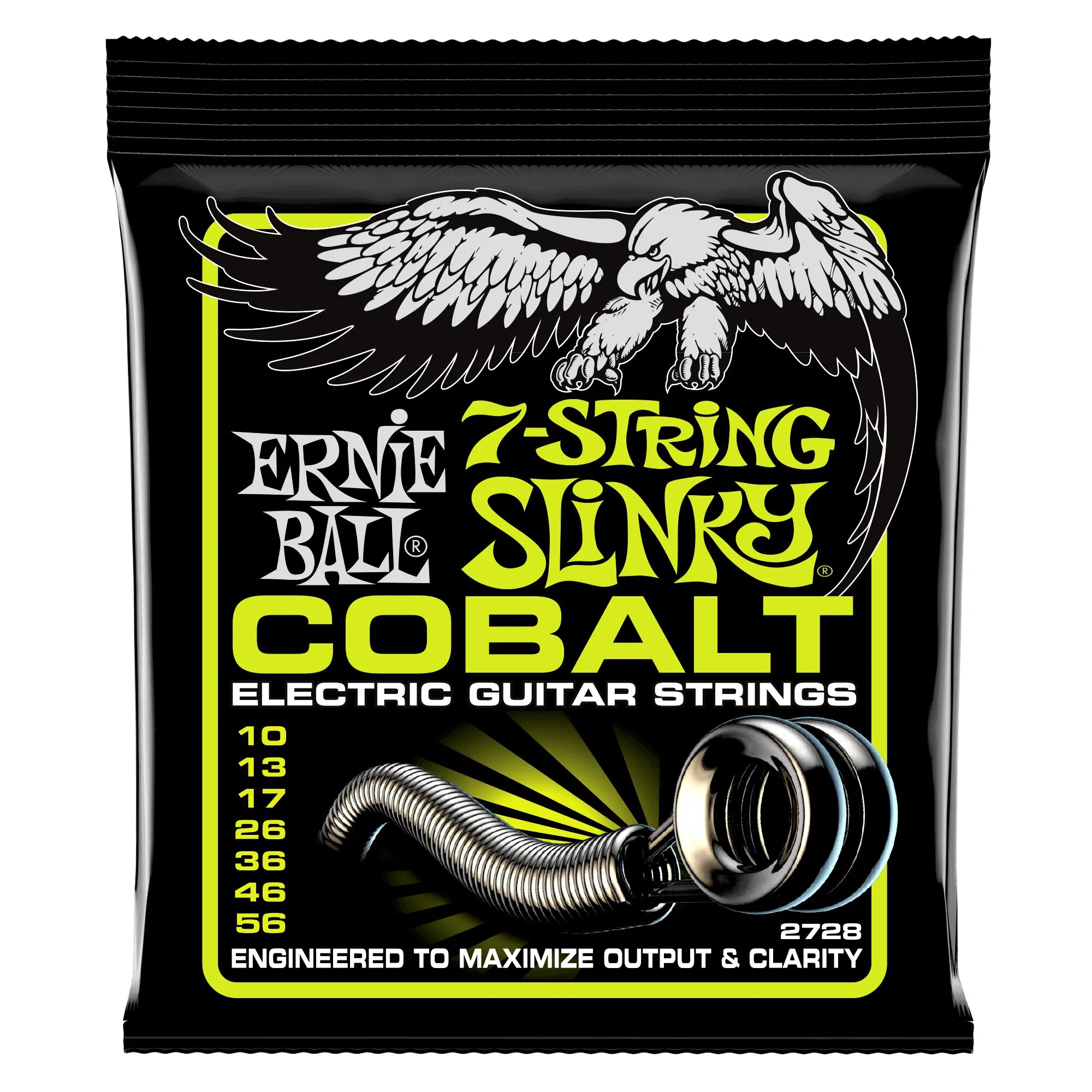 Струны для электрогитары Ernie Ball 2728 Regular Slinky Cobalt 10-56