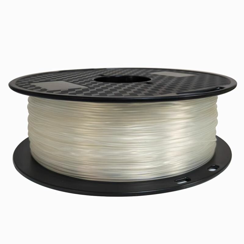 TPU 72D пластик для 3D-принтера, 1.75 мм, 1 кг, прозрачный, гибкий и износостойкий