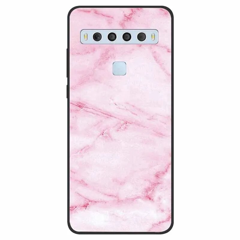 Для TCL 10L чехол противоударный силиконовый мягкий чехол из ТПУ для телефона TCL 10 L 10 Lite чехлы TCL10L 10L милый кот волк мультфильм Fundas