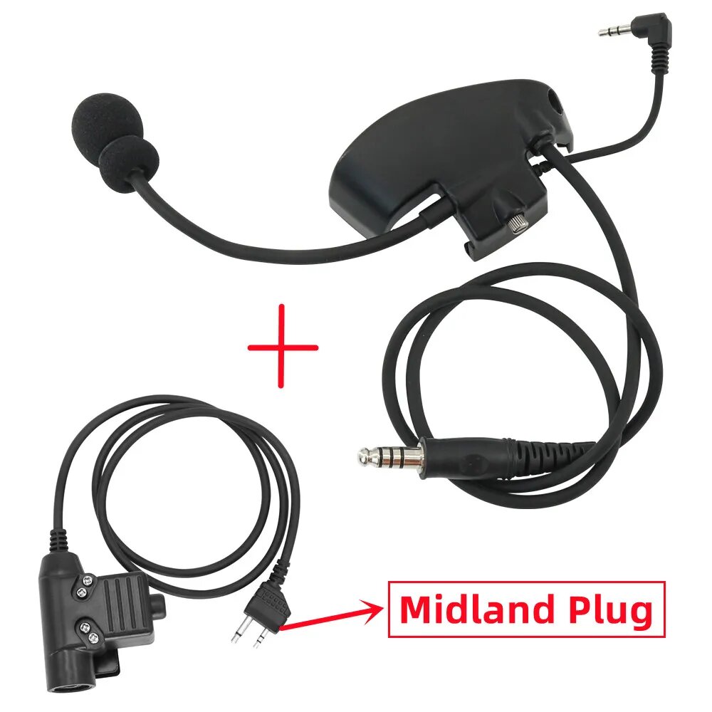 Микрофон Howard Leight Impact Sport, BK, Midland plug B