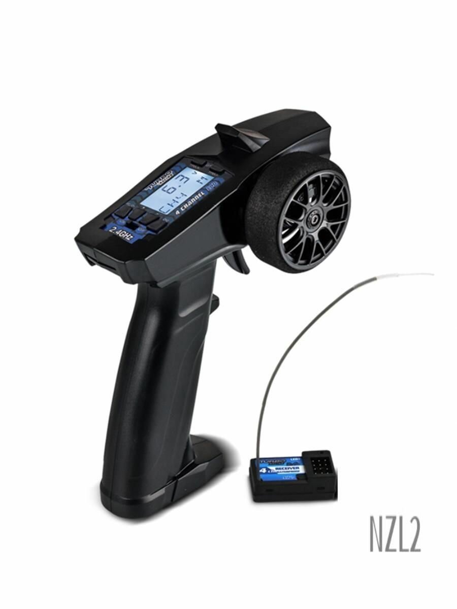 Turbo Racing 2.4G 4CH Дистанционная система ЖК-дисплей Радиопередатчик Пульт дистанционного управления с приемником совместим RC Car Auto Boat