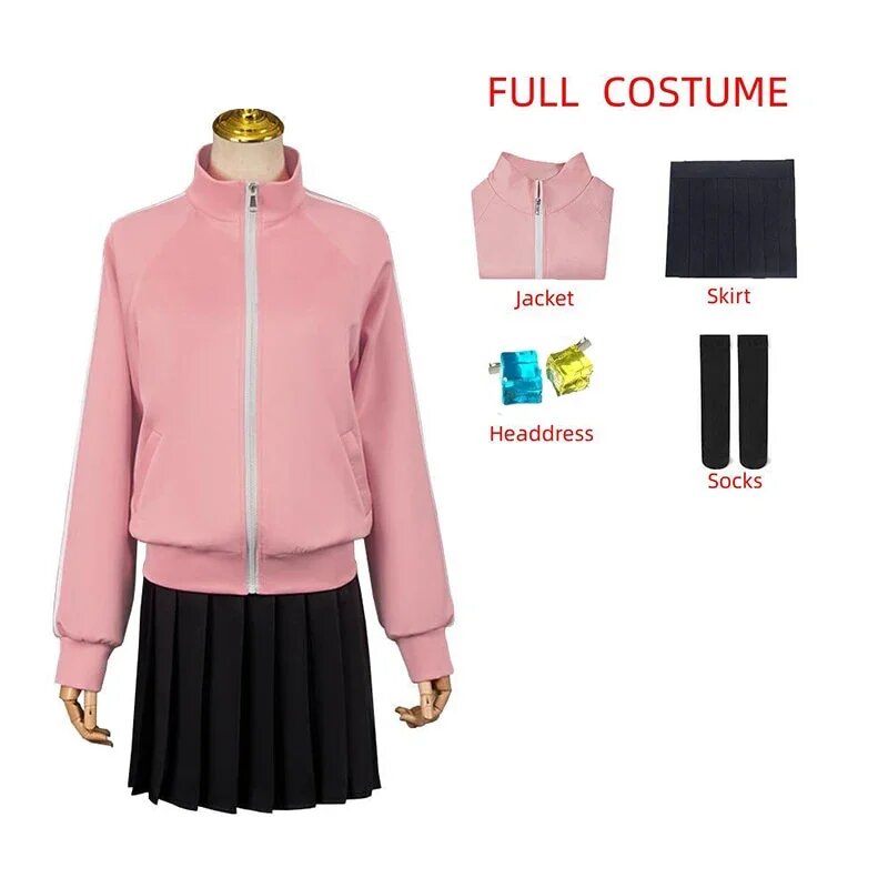 Косплей костюм Bocchi the Rock Gotou Hitori Yamada Ryou розовый XXL, Costume only