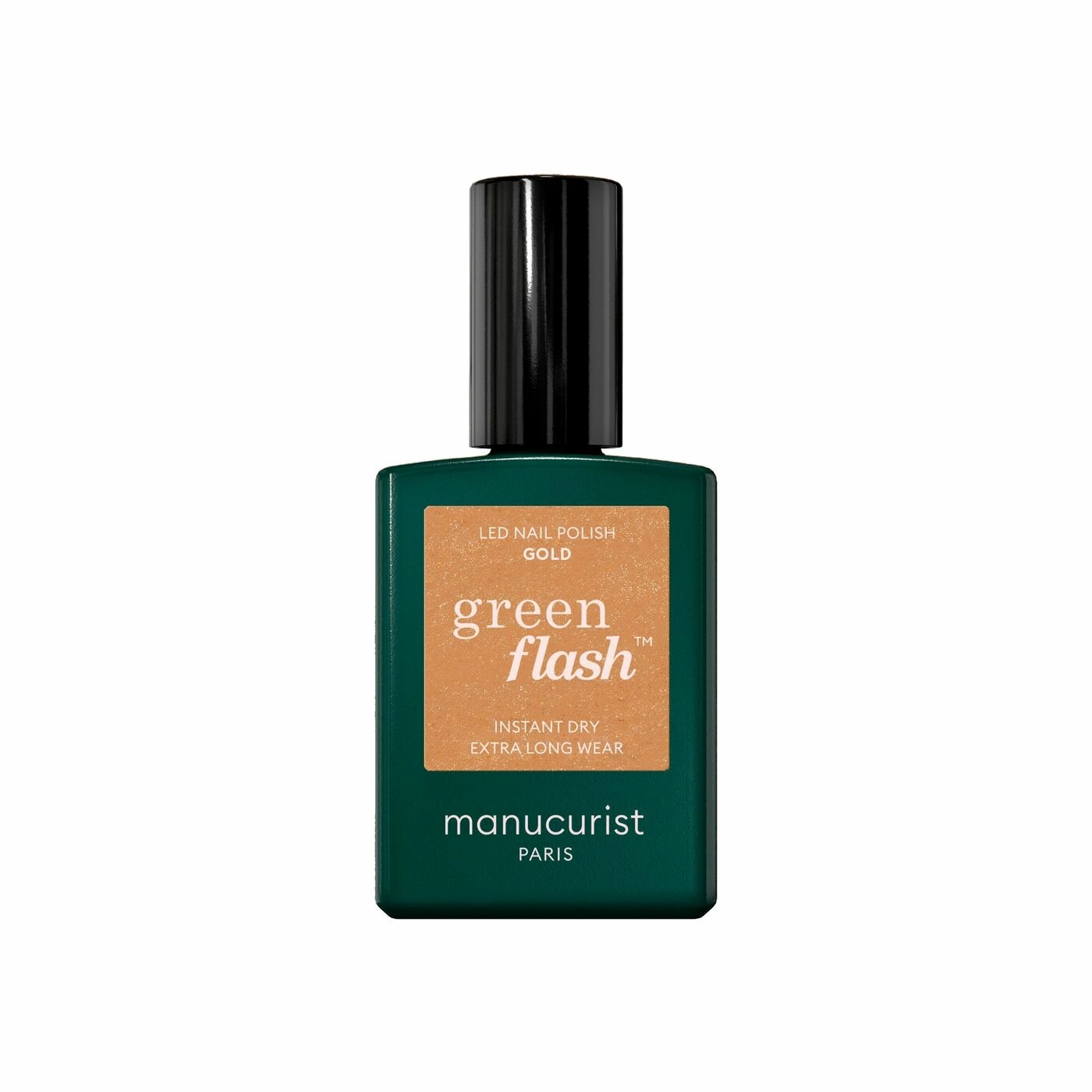 Manucurist Лак для ногтей Green Flash LED, 15 мл - оттенок Gold