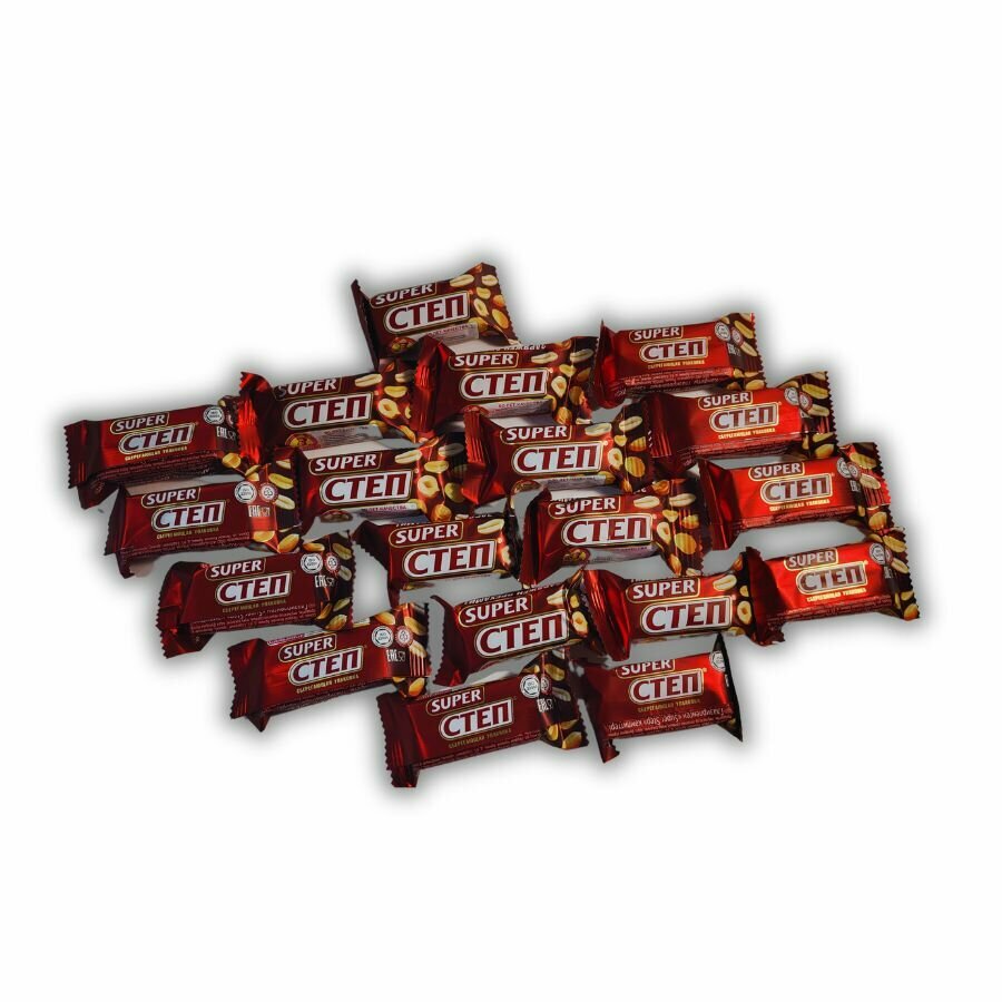 Конфеты "супер Степ" нуга, арахис, карамель, 1 кг.