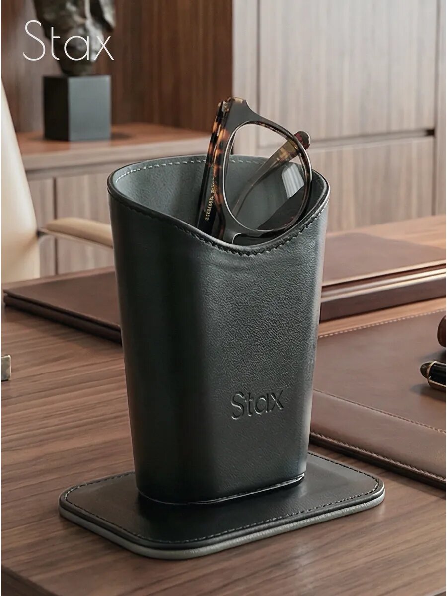 Подставка для очков настольная Stax, черная