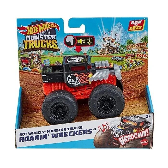 Машинка Mattel Hot Wheels 1:43 Roarin’ Wreckers BonesHaker HDX61