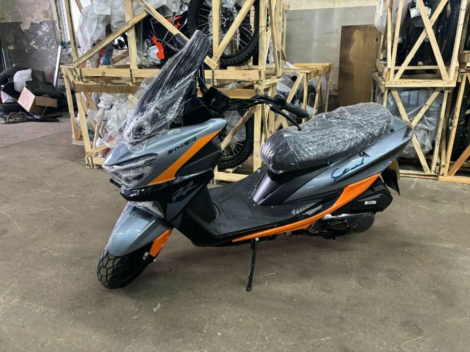 Скутер RACER RC150T-15 HYPER_оранж (с ПТС в заводской упаковке)