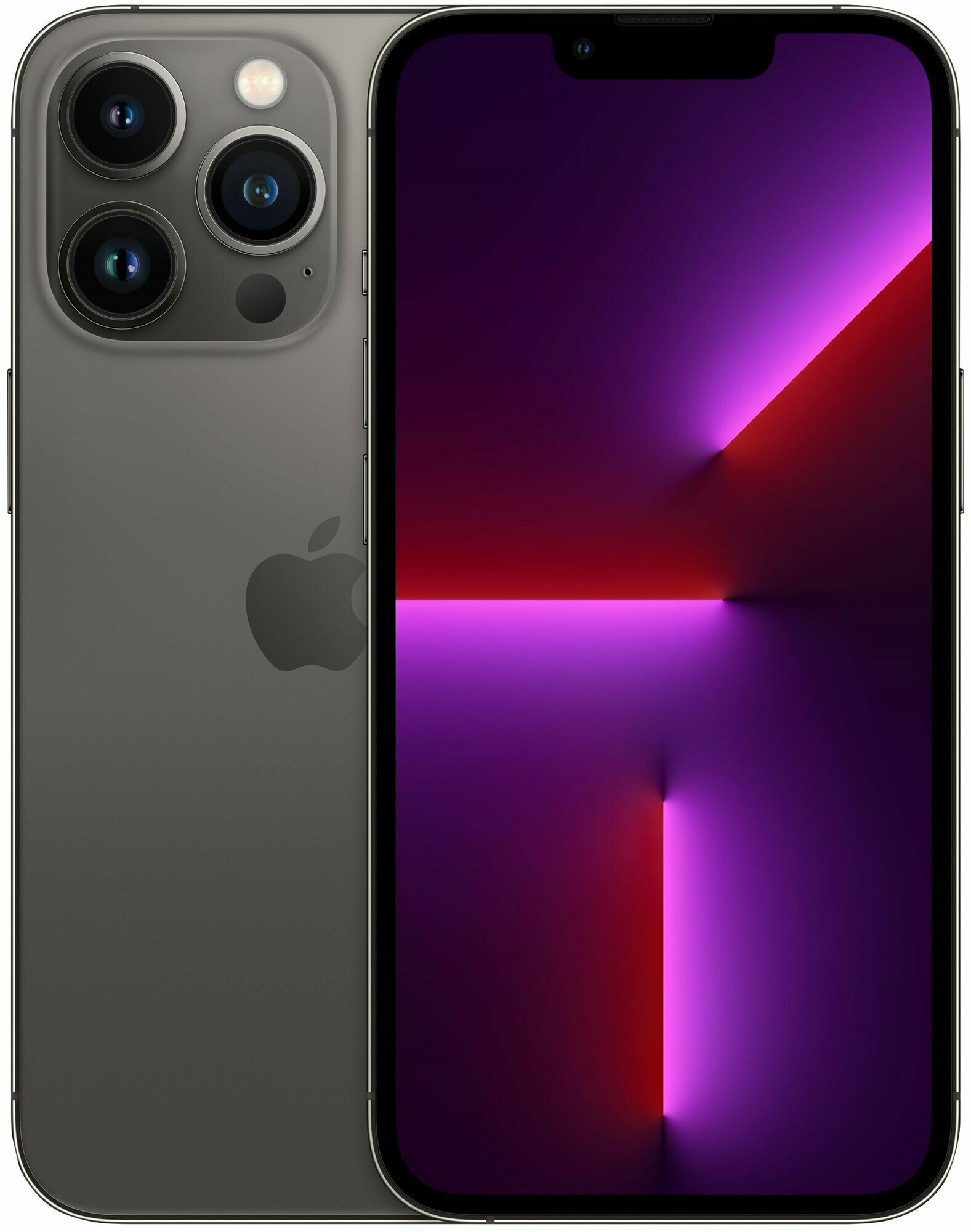 Смартфон Apple iPhone 13 Pro Max 128 ГБ，100% Поддержка русского языка，совершенно новый черный