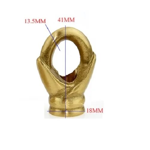 Латунные крючки для люстры M10 large closed hook