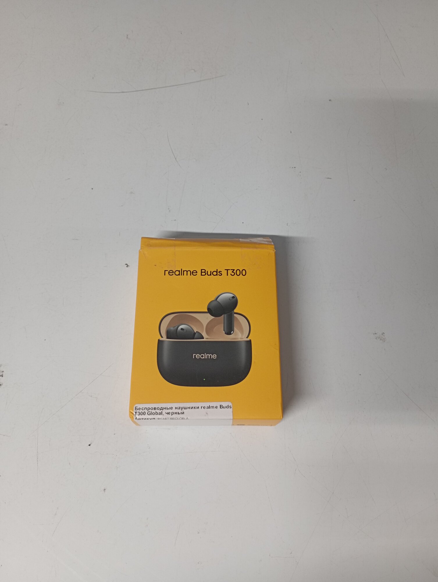 Беспроводные наушники realme Buds T300 Global, черный